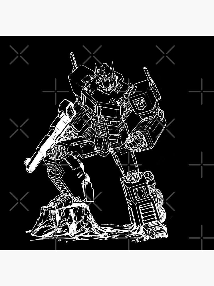"Optimus Prime teletraan scan 05" Poster for Sale by teletraan16bit ...