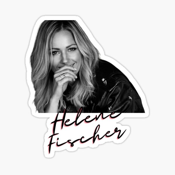 "Helene Fischer " Sticker for Sale by Arielvogue | Redbubble