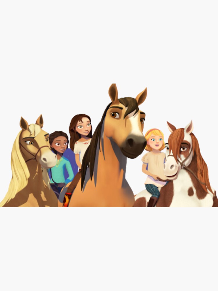 " Spirit Riding Free" Sticker for Sale by Oscarshop35 | Redbubble