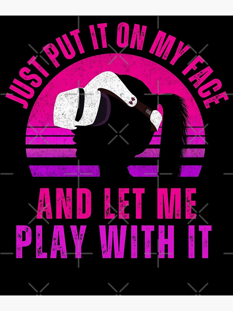 "VR Headset Meme VR Humor Funny Virtual Reality" Poster for Sale by ...