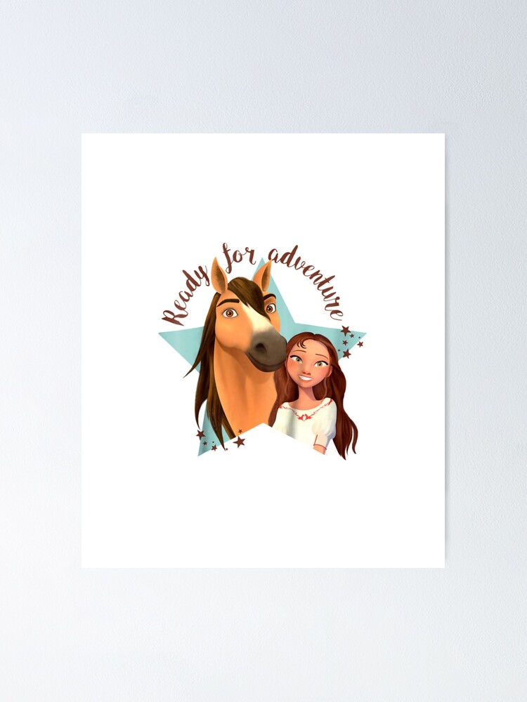 " Spirit Riding Free" Poster for Sale by Oscarshop35 | Redbubble