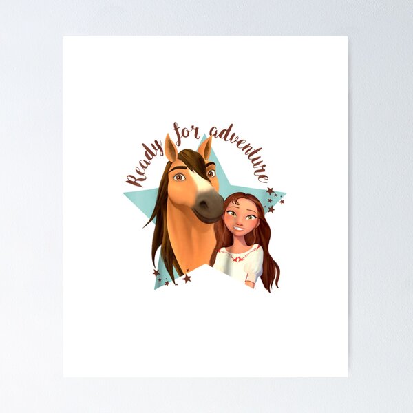 " Spirit Riding Free" Poster for Sale by Oscarshop35 | Redbubble