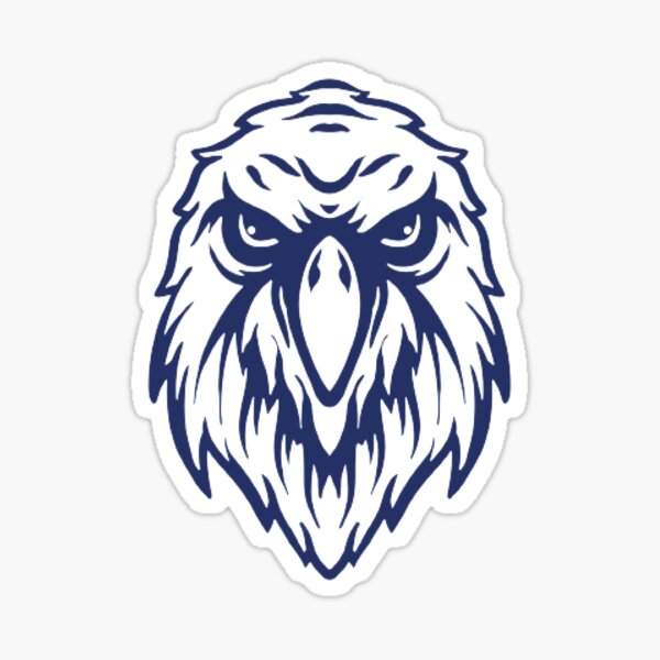 "Blue Eagle" Sticker for Sale by Berio21 | Redbubble