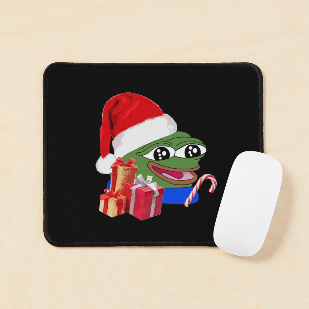 "Christmas Peepo Pepe The Frog Meme Happy Cute Wholesome Christmas ...
