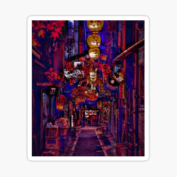"Shibuya By Night" Sticker for Sale by GoodArtPix | Redbubble
