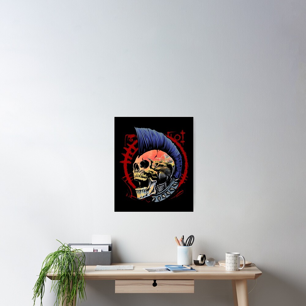 "Mojo Harrogate Skull" Poster for Sale by FanityPrints | Redbubble