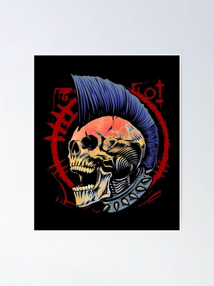 "Mojo Harrogate Skull" Poster for Sale by FanityPrints | Redbubble