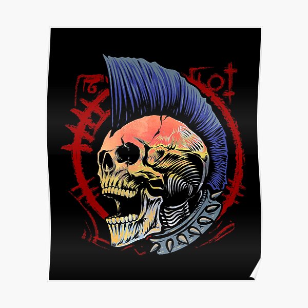 "Mojo Harrogate Skull" Poster for Sale by FanityPrints | Redbubble