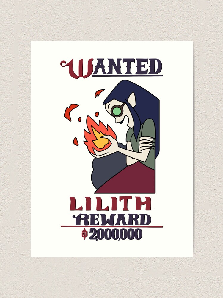 "Lilith wanted poster ~ The Owl House " Art Print for Sale by Ruxandas ...