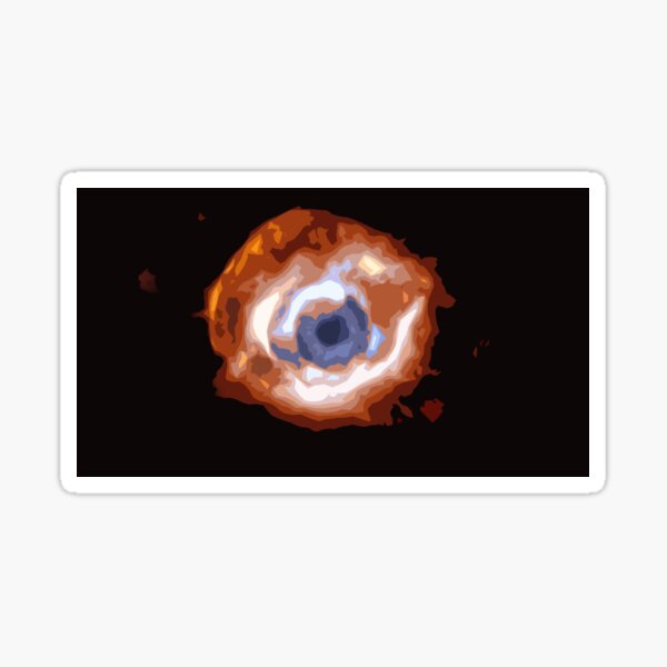 "Eyeball Helix Nebula" Sticker for Sale by blackrabbit25 | Redbubble