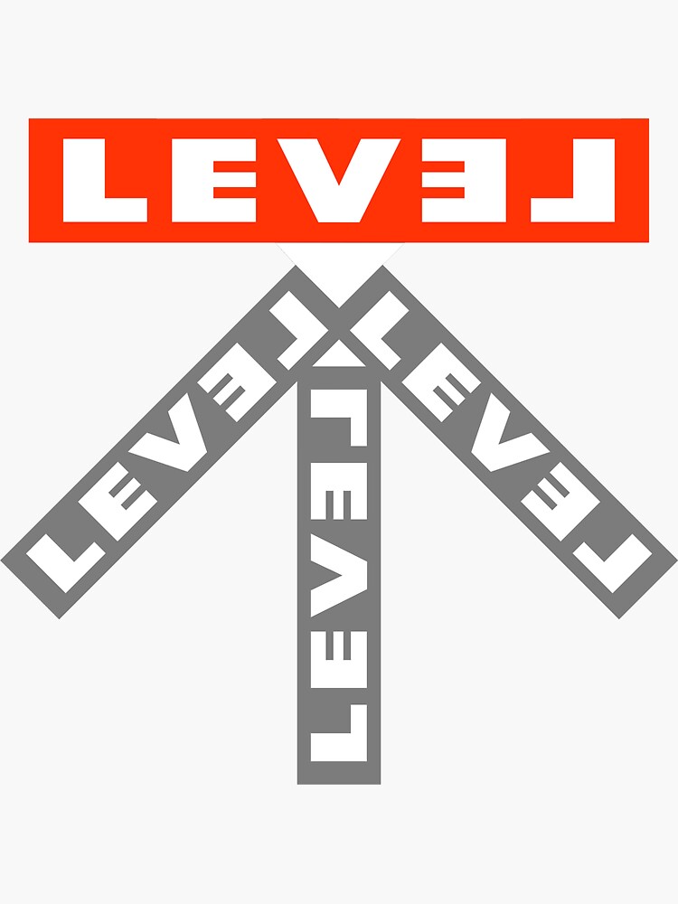"Level Up (stencil arrow) original design" Sticker for Sale by pop-and ...