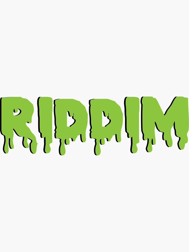 "Riddim" Sticker for Sale by dbusk | Redbubble