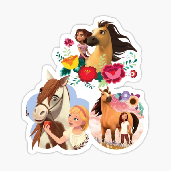 " Spirit Riding Free" Sticker for Sale by Oscarshop35 | Redbubble