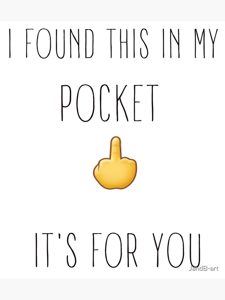 "POCKET" Sticker for Sale by JandB-art | Redbubble