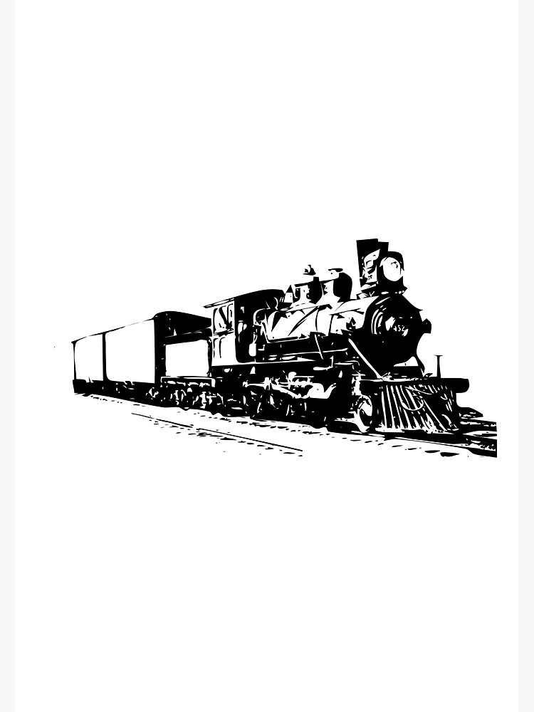 "Train nerd train geek steam locomotive vintage love trains" Poster for ...