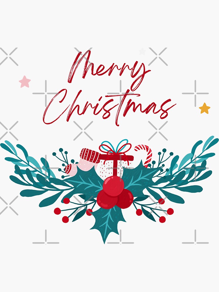 "Christmas Stickers combo pack " Sticker for Sale by praveendake ...