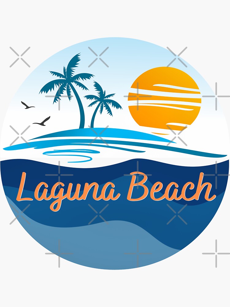 "Laguna Beach in Orange County, California" Sticker for Sale by ...