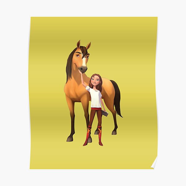 " Spirit Riding Free" Poster for Sale by Oscarshop35 | Redbubble
