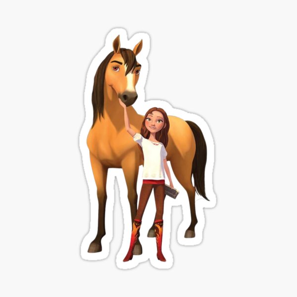 " Spirit Riding Free" Sticker for Sale by Oscarshop35 | Redbubble