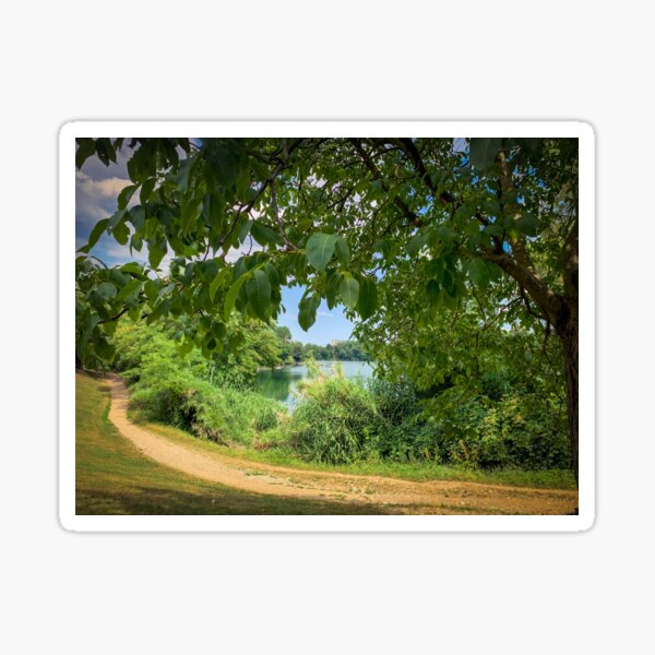 "Nature Park Lake Trees Relax " Sticker for Sale by eleonoraingrid ...