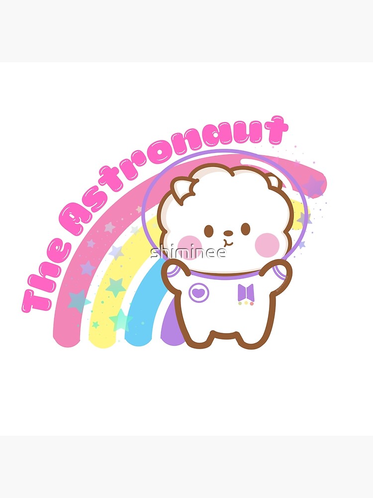 "Superstar Jin The Astronaut - Jin Solo - Cute BTS Baby BT21 RJ" Poster ...