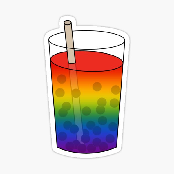 "Gay pride Boba" Sticker for Sale by The-Floral-One | Redbubble