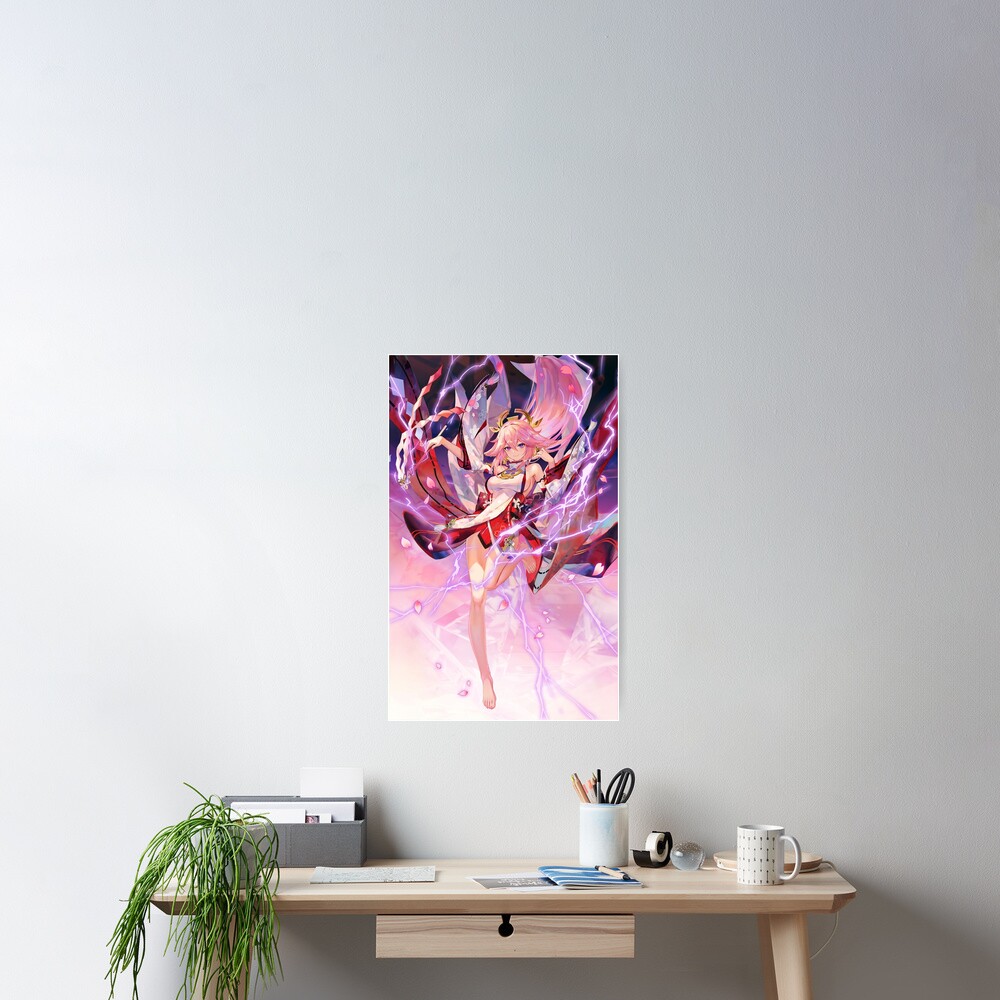 "Greek Foot Yae Miko Genshin Impact" Poster for Sale by genshinwaifus ...