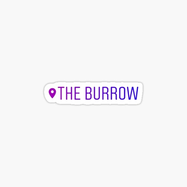 "The Burrow" Sticker for Sale by LocalWizard | Redbubble