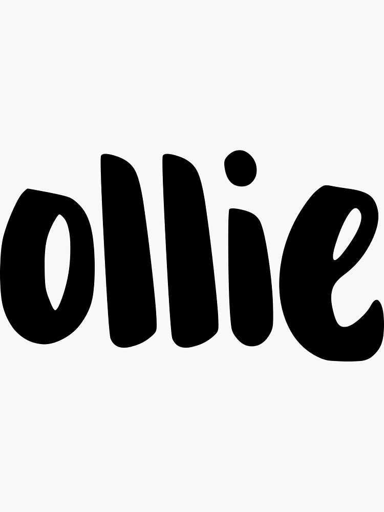 "ollie" Sticker for Sale by FTML | Redbubble