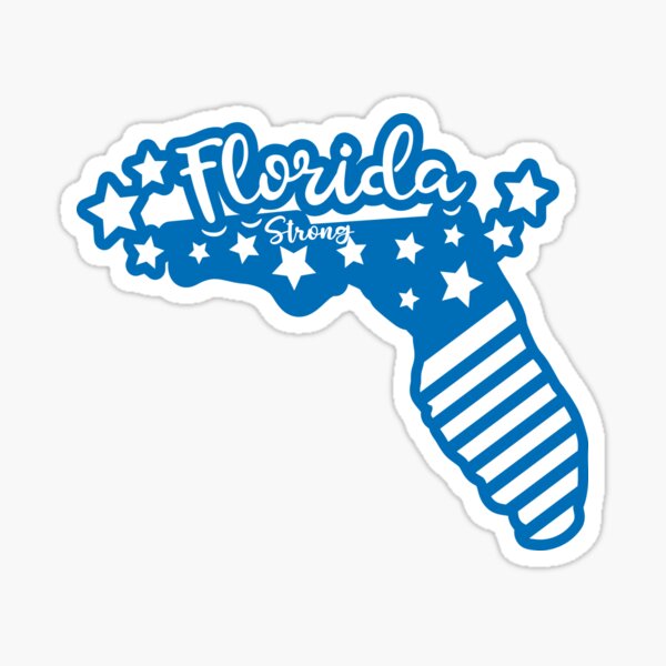 "Florida Strong" Sticker for Sale by madlok98 | Redbubble
