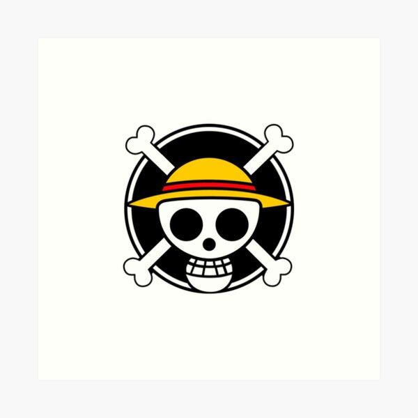 "one piece logo" Art Print for Sale by Aikeno | Redbubble