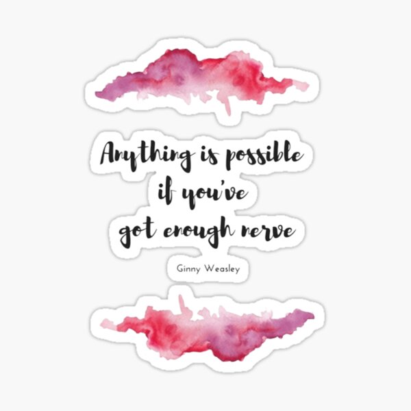 "Anything is possible" Sticker for Sale by LocalWizard | Redbubble