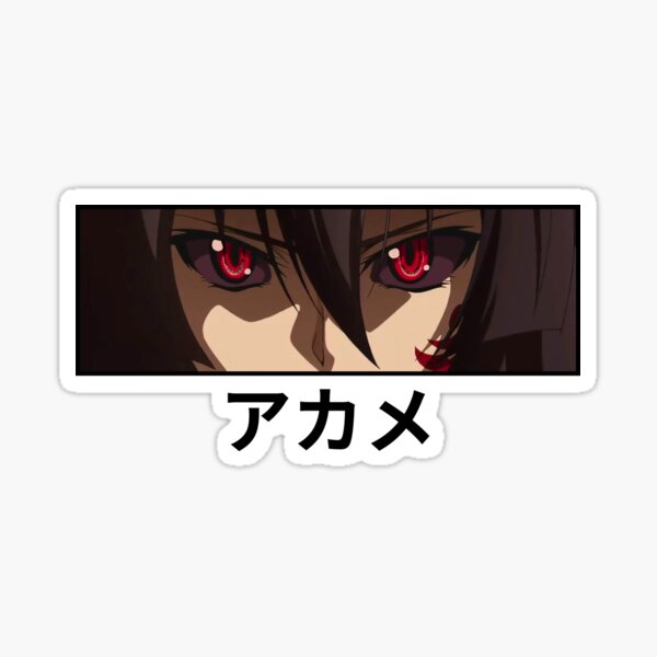 "Akame Ga Kill Akame " Sticker for Sale by OtakuHQmerch | Redbubble