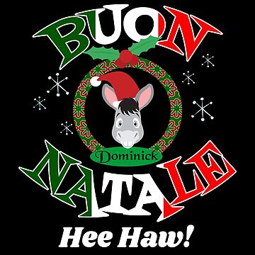 Dominick the Donkey Italian Christmas Song Art Board Print for Sale by rainydaysstudio Redbubble