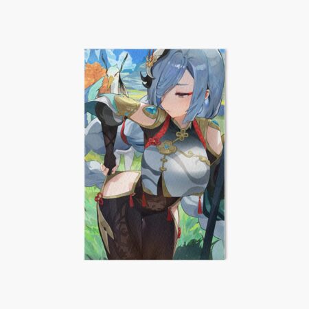 Lámina rígida «Retenedor de nubes Shenhe Genshin Impact» de genshinwaifus | Redbubble