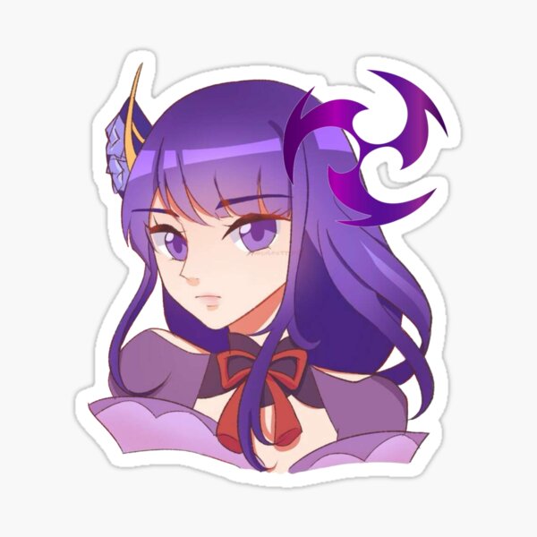 "Cute Raiden Shogun" Sticker for Sale by Kepidek | Redbubble