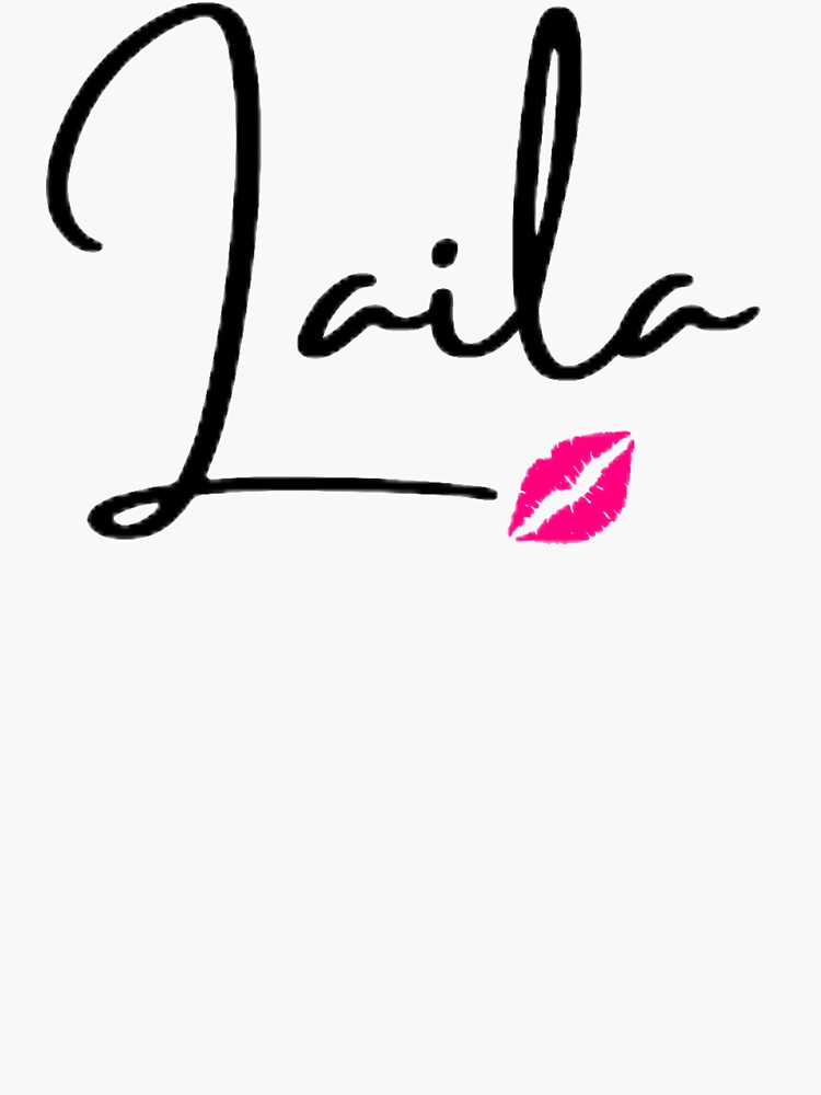 "Laila Name With Pretty Flowers Name Orange And Green Plants T-Shirts ...