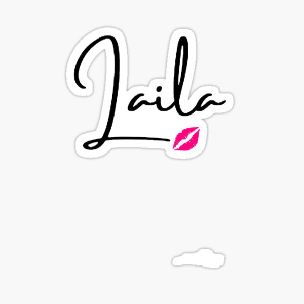 "Laila Name With Pretty Flowers Name Orange And Green Plants T-Shirts ...