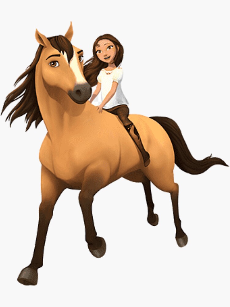 " Spirit Riding Free" Sticker for Sale by Oscarshop35 | Redbubble