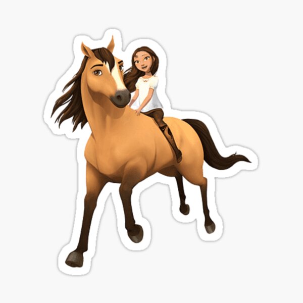 " Spirit Riding Free" Sticker for Sale by Oscarshop35 | Redbubble