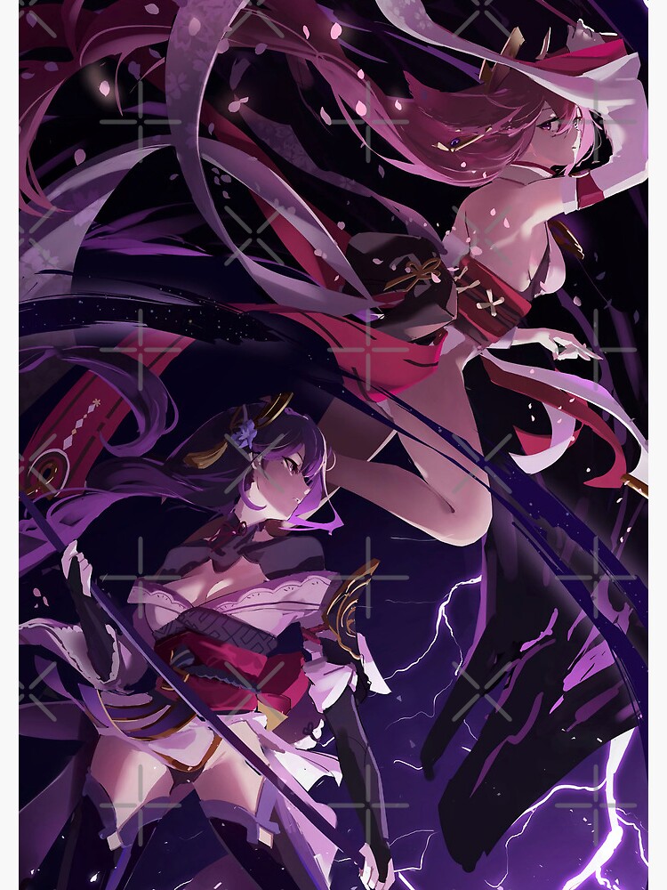 "EiMiko Genshin Impact Raiden Ei & Yae Miko" Spiral Notebook for Sale by genshinwaifus | Redbubble