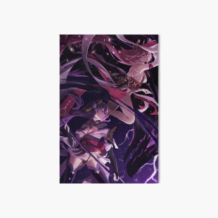 "EiMiko Genshin Impact Raiden Ei & Yae Miko" Art Board Print for Sale by genshinwaifus | Redbubble