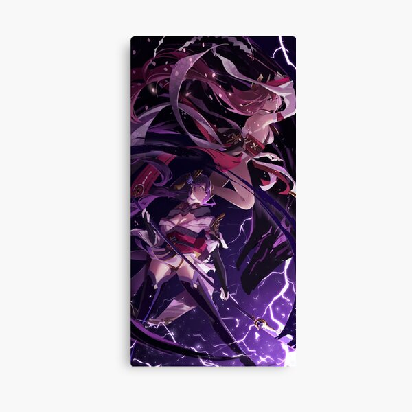 "EiMiko Genshin Impact Raiden Ei & Yae Miko" Canvas Print for Sale by genshinwaifus | Redbubble