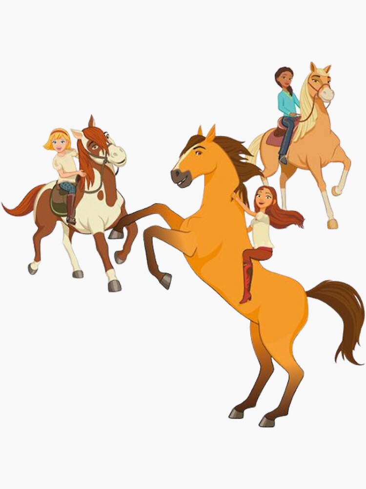 "Spirit Riding Free" Sticker for Sale by Oscarshop35 | Redbubble