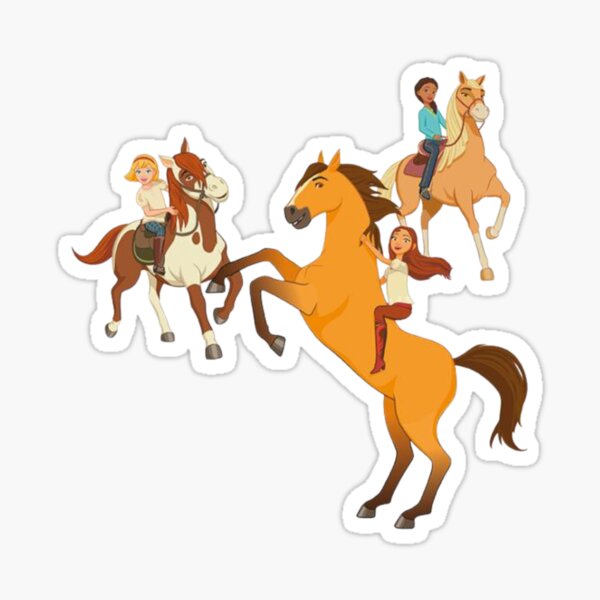 "Spirit Riding Free" Sticker for Sale by Oscarshop35 | Redbubble