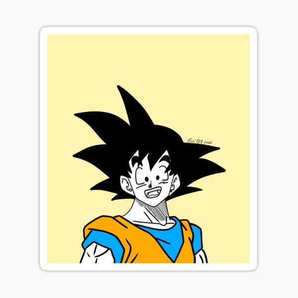 "Son Goku" Sticker for Sale by Neotokyo2020 | Redbubble