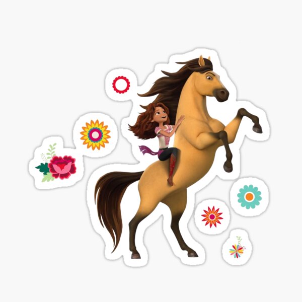 " Spirit Riding Free" Sticker for Sale by Oscarshop35 | Redbubble