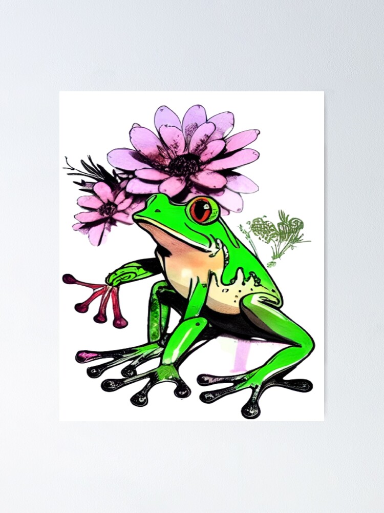 "FROG-CROAKER" Poster for Sale by umculi | Redbubble