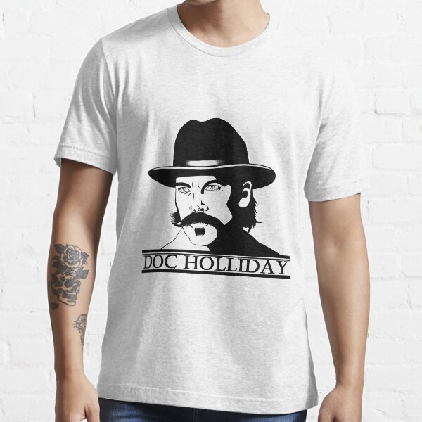 "Doc Holliday" T-shirt for Sale by apdrea | Redbubble | doc holliday ...