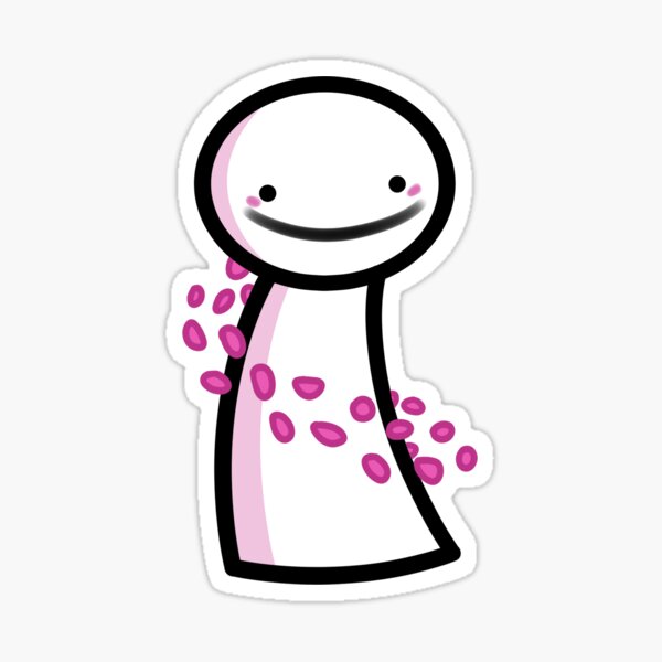 "Dream blob with sakura petals" Sticker for Sale by Vixydraws | Redbubble